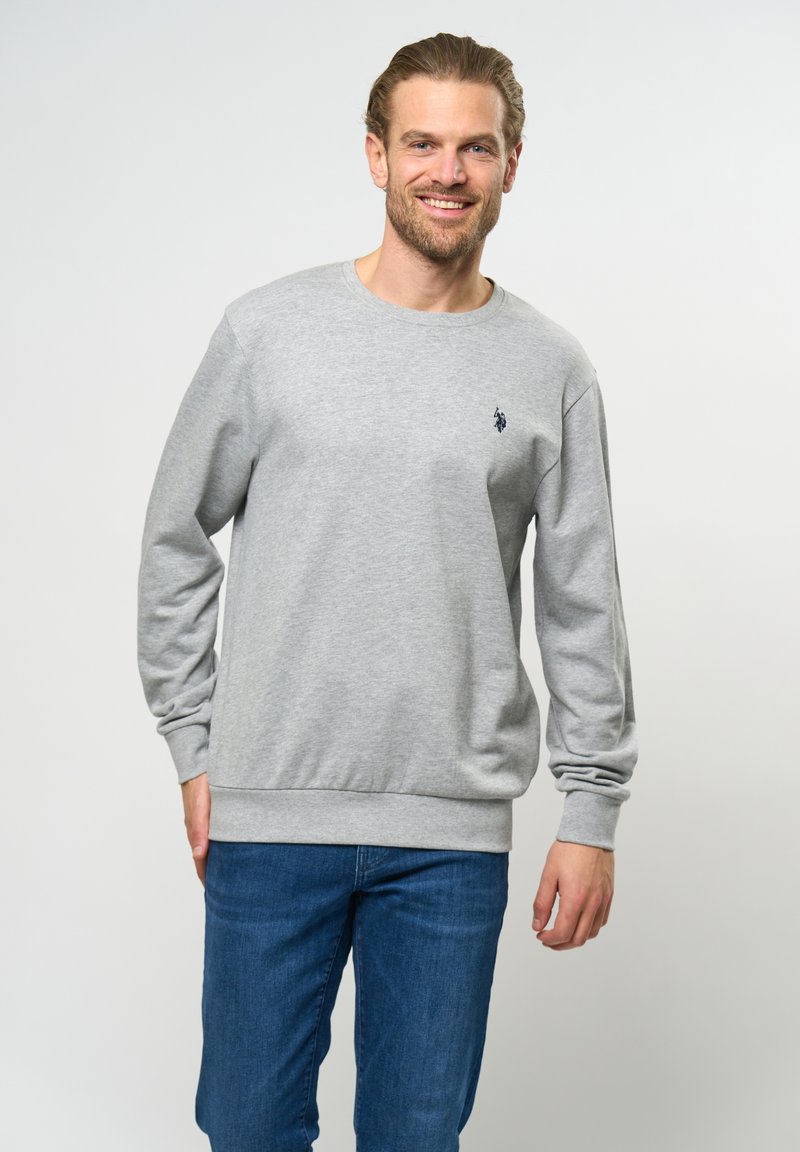 U.S. Polo Assn. HUGO - Sweater - grey mélange/grijs - Zalando.be