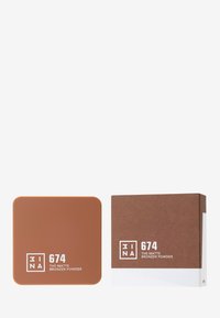 3ina THE MATTE BRONZER POWDER - Bronzer - 674 dark brown/mörkbrun ...