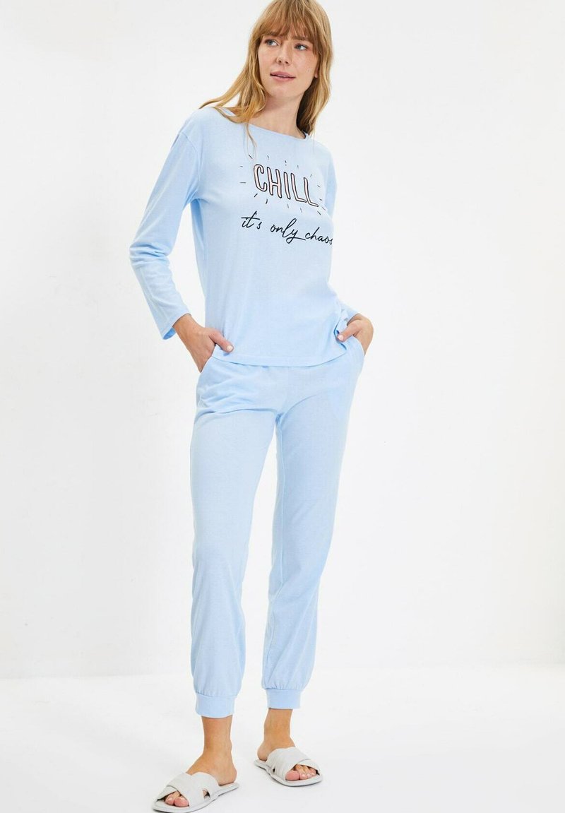 Trendyol Pyjama Blue Blau Zalando De