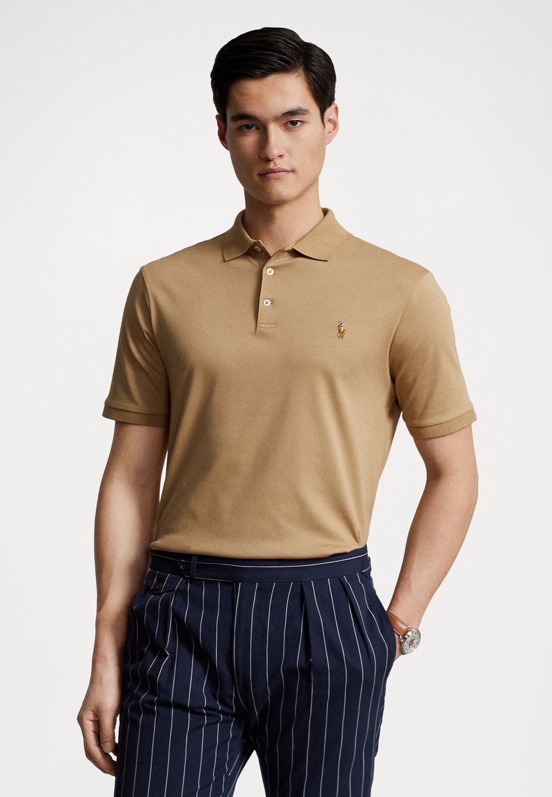 Polo Ralph Lauren SHORT SLEEVE - Bluză polo - luxury tan/bej nisip ...
