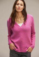 Street One Strickpullover - pink/pink meliert - Zalando.ch