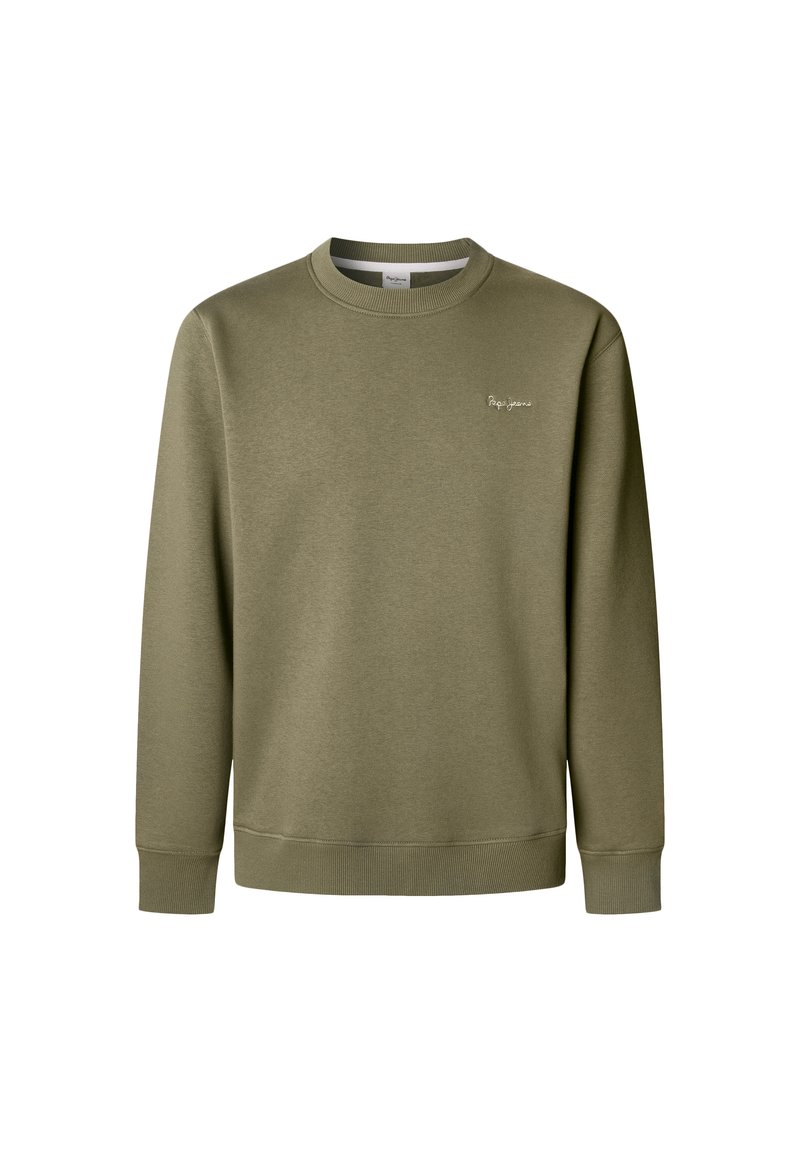 Pepe Jeans MACBETH CREW - Sweater - military green/olijfgroen - Zalando.nl