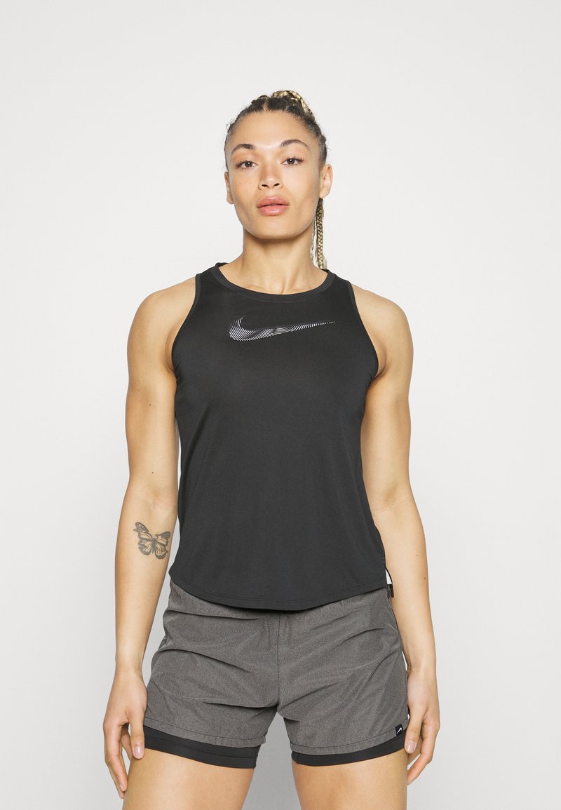 Nike Performance TANK - Top - black/(cool grey)/black - Zalando.co.uk