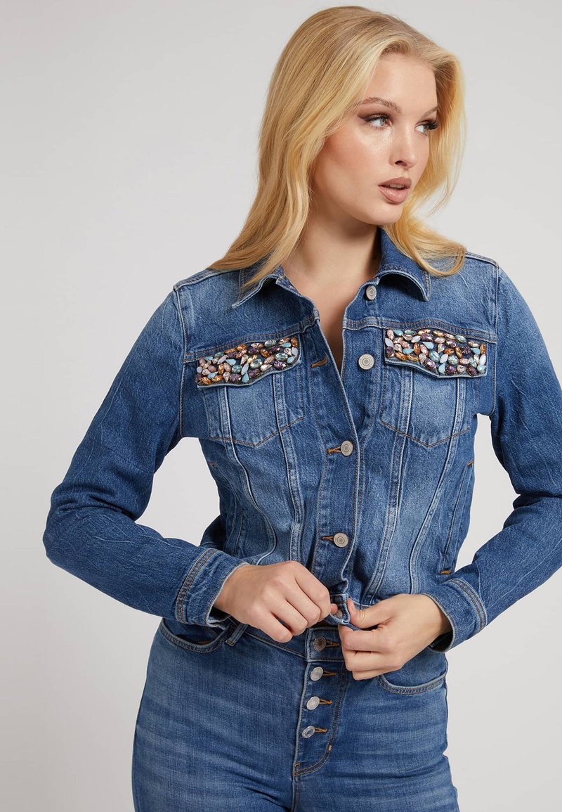 Guess Denim jacket - blau/blue - Zalando.de