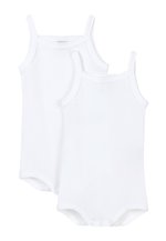 Petit Bateau 2 PACK A BRETELLES PERMANENT - Body - white/mehrfarbig ...