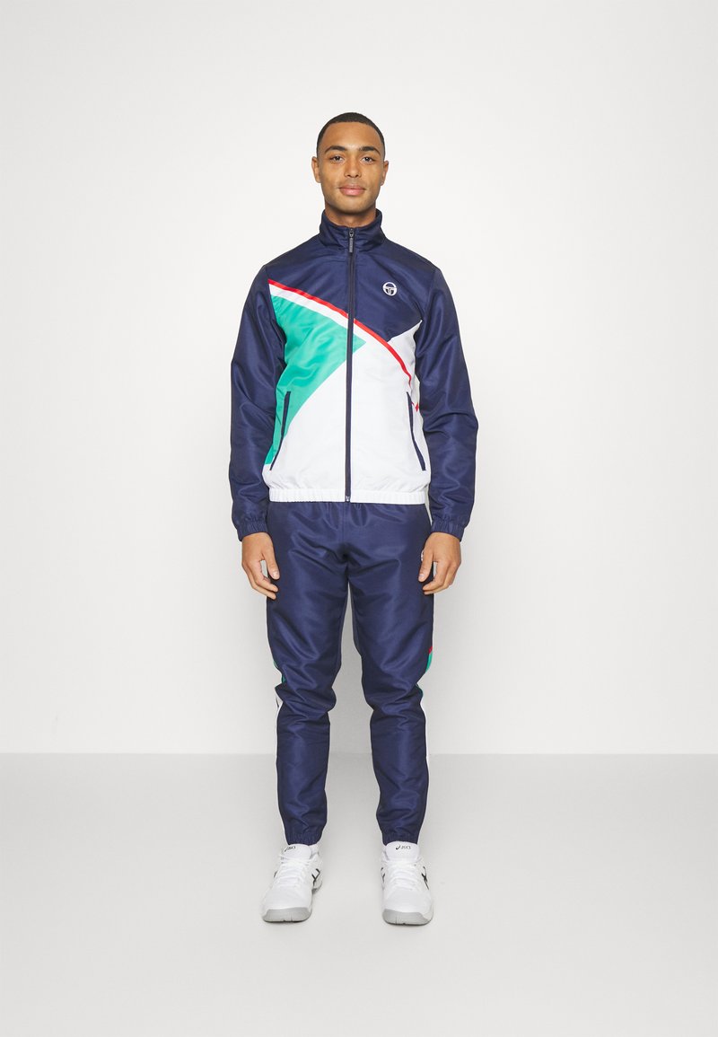 Sergio Tacchini SCALENO TRACKSUIT SET - Trainingspak - navy/peacock ...