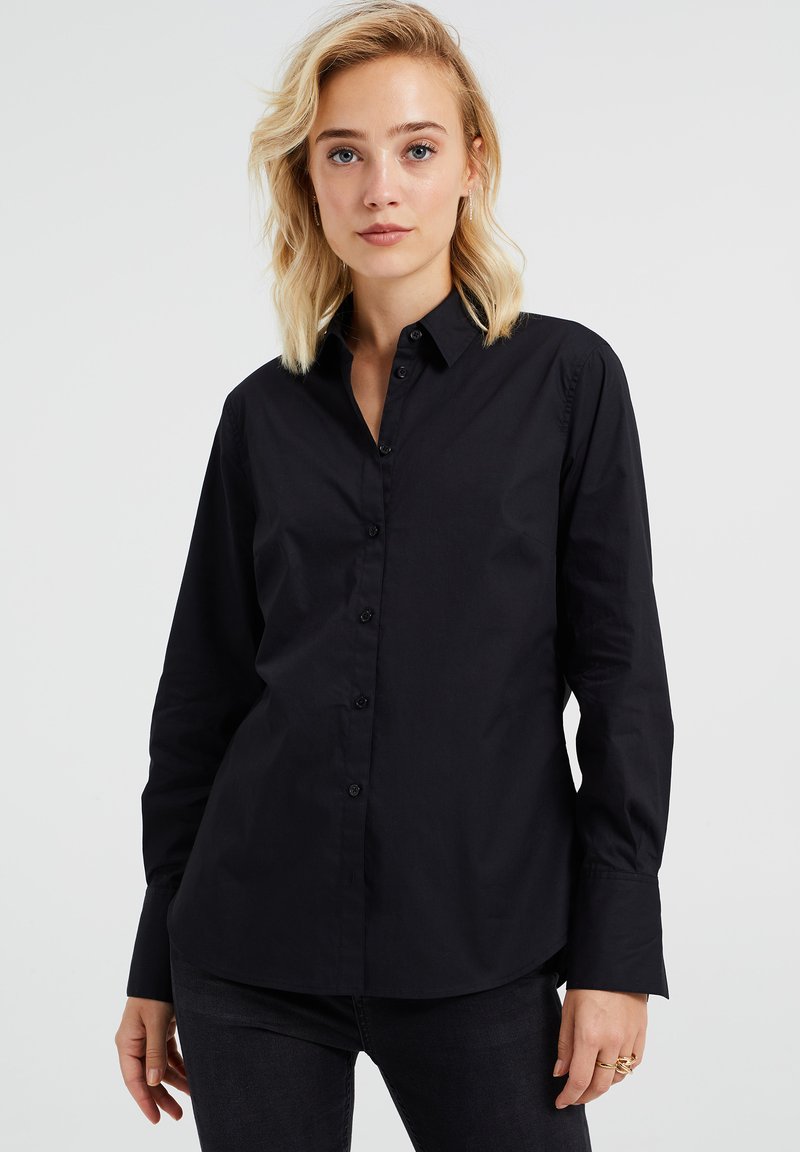 WE Fashion Hemdbluse - black/schwarz - Zalando.de