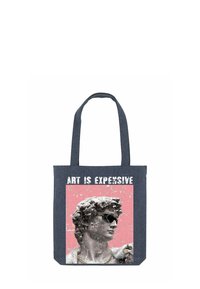 Mira Paris EXPENSIVE DAVID PRINT - Shopping Bag - blue/blau - Zalando
