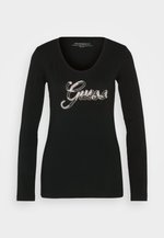 Guess SCRIPT - Longsleeve - black/zwart - Zalando.nl