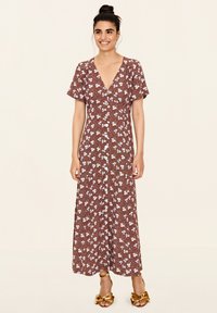 Odd Molly HAPPY ME COLLECTION - Robe longue - dark taupe/marron foncé ...