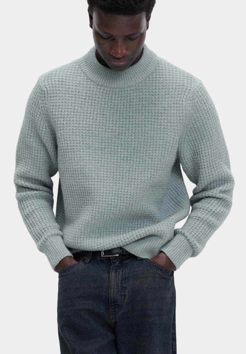 Marks & Spencer WAFFLE - Pullover - light grey/gris clair - ZALANDO.FR