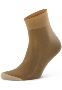 NUR DIE SÖCKCHEN BAUMWOLLSOHLE 20 DEN - Socks - brown - Zalando