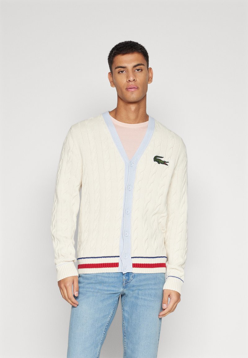 Lacoste CROC TENNIS CARDIGAN - Chaqueta de punto - lapland/phoenix blue ...