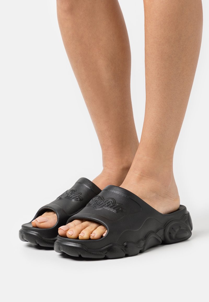 Buffalo SLIDE - Mules - black/noir - ZALANDO.FR