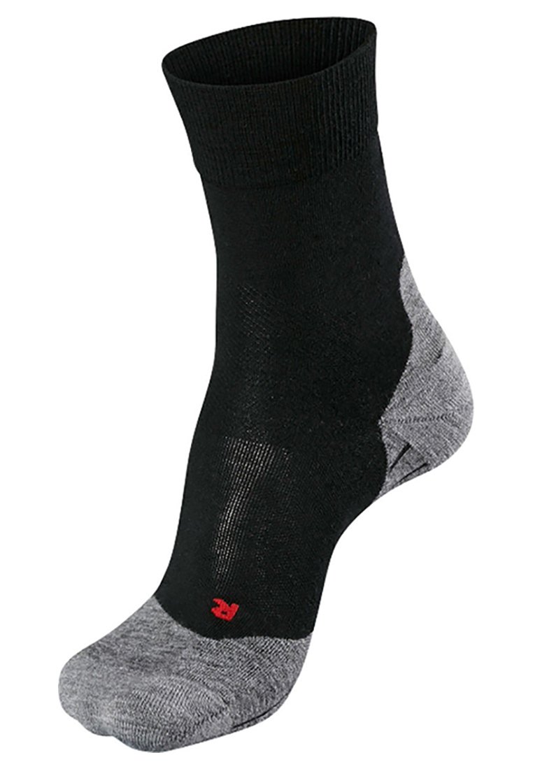 FALKE RU4 WOOL RUNNING MEDIUM CUSHIONING - Socken - black/schwarz ...