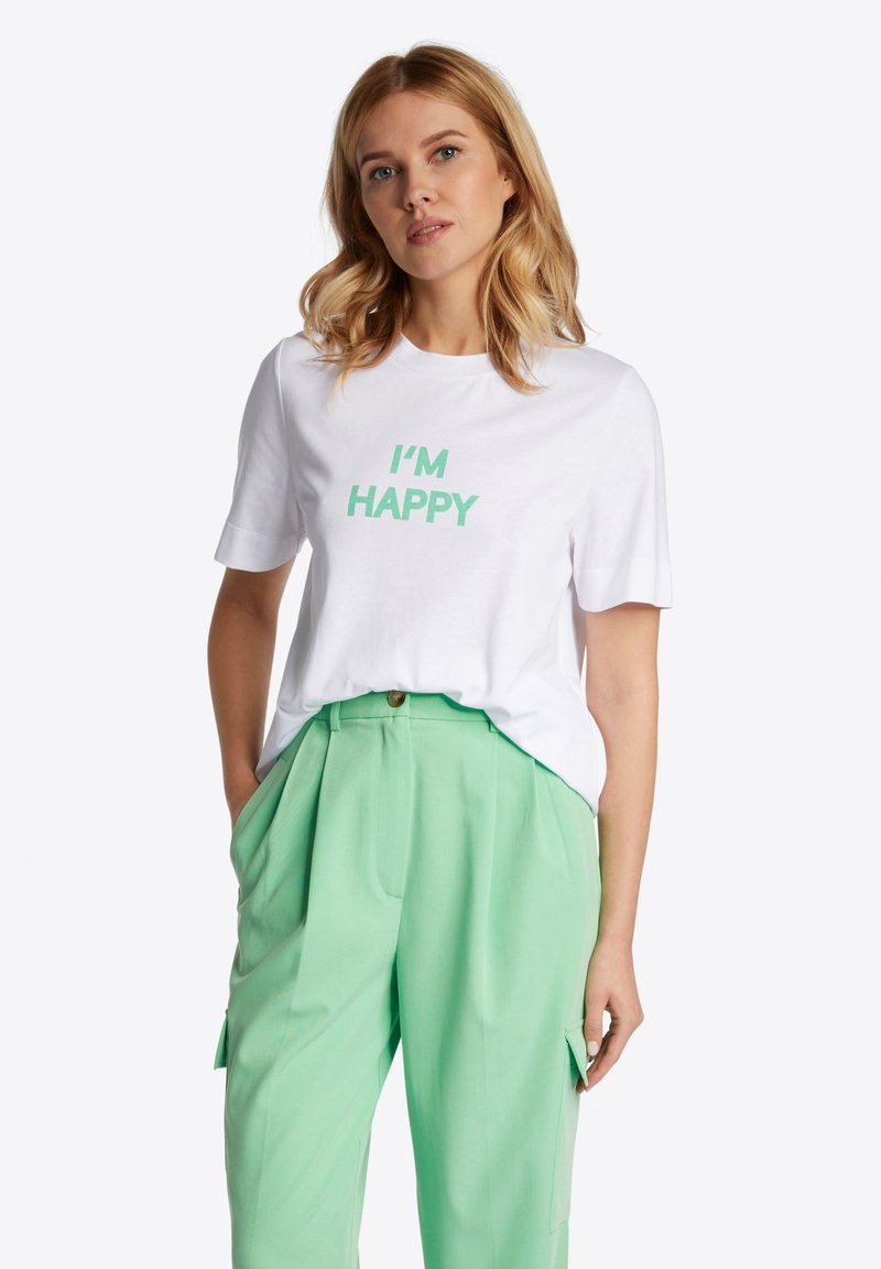 Rich & Royal I M HAPPY - Print T-shirt - green tea/green - Zalando.ie