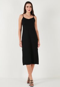 LELA REGULAR FIT - Haljina od žerseja - black/crno - Zalando.hr
