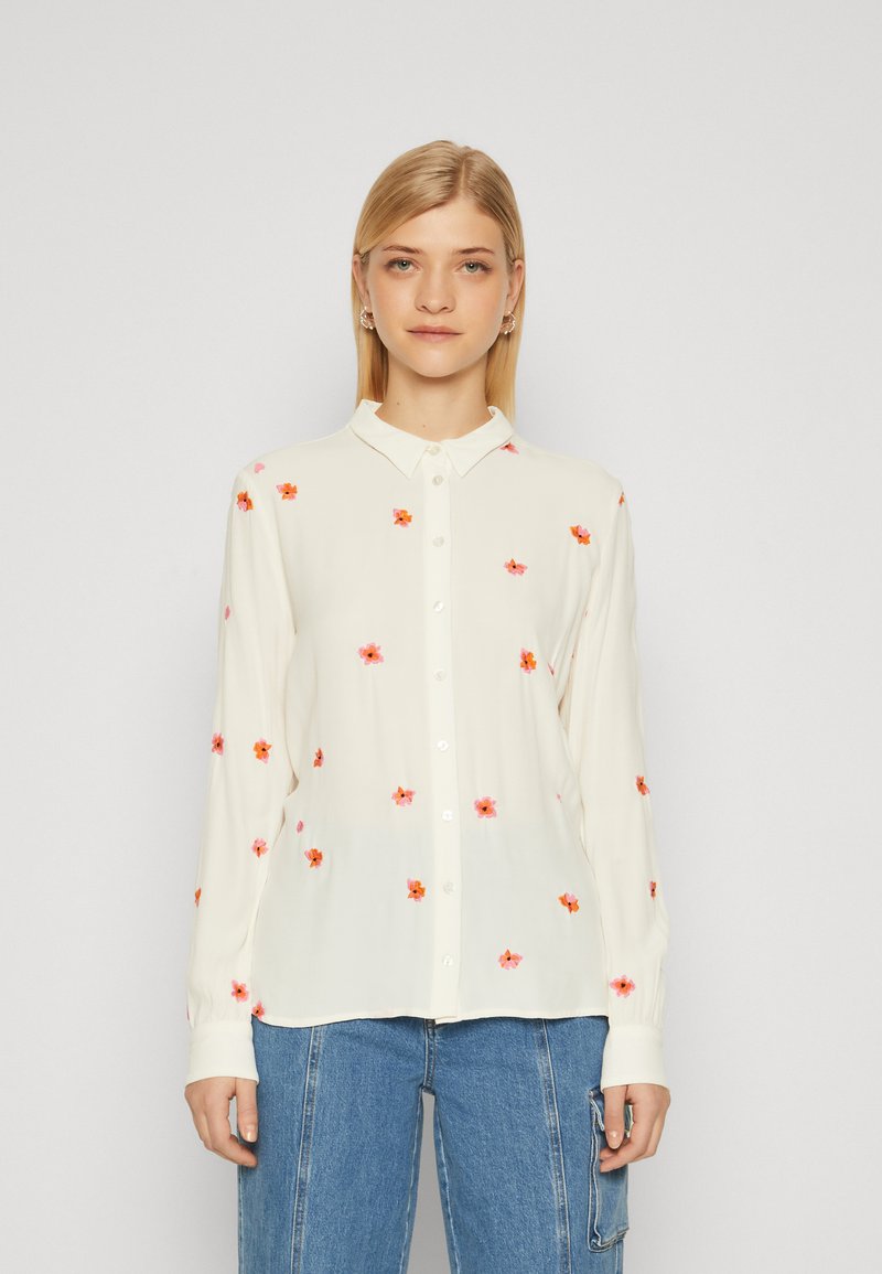 Fabienne Chapot LOT EMBRO BLOUSE - Skjorta - cream white/offwhite ...