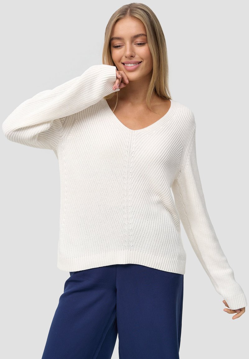 Re.draft Pullover - wool white/écru - ZALANDO.FR