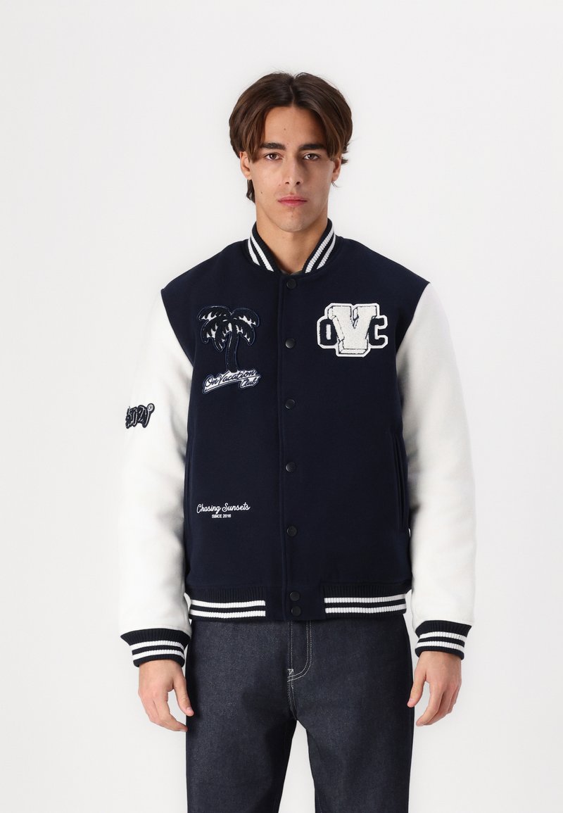 On Vacation CLUB COLLEGE JACKET UNISEX - Bomber Jacket - navy/dark blue ...
