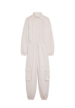 OYSHO SOFT TOUCH WITH POCKETS - Overall / Jumpsuit - stone/sten ...