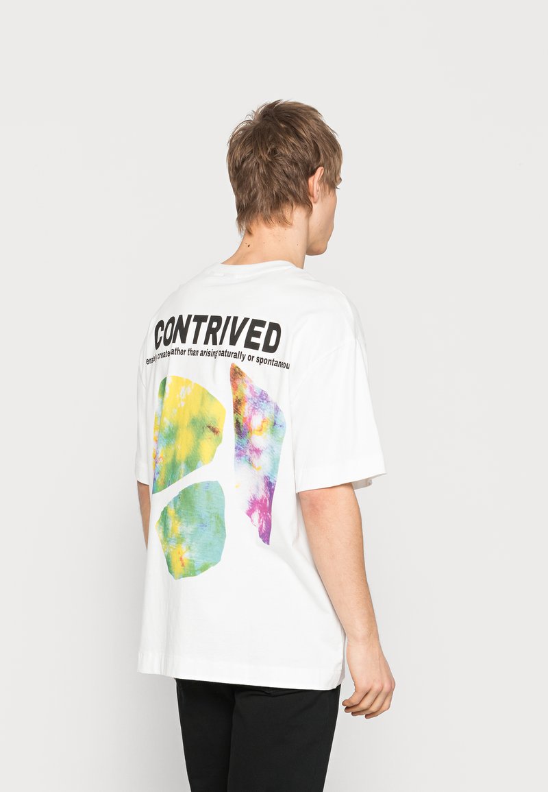 Only And Sons Onsillian Print Tee T Shirt Print Bright White Weiß