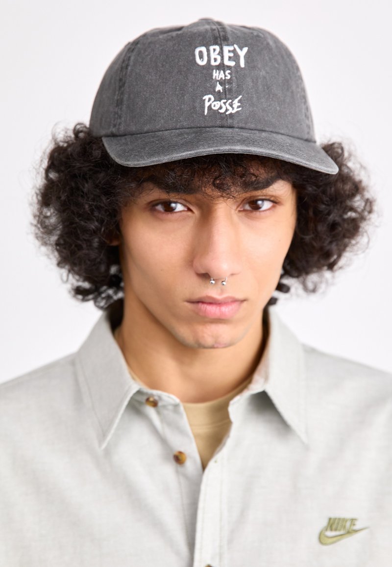 Obey Clothing POSSE 6 PANEL SNAPBACK UNISEX - Casquette - pigment black ...