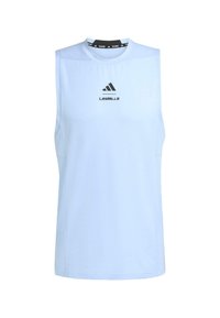 adidas Performance LES MILLS GRAPHIC - Top - glow blue/azul - Zalando.es