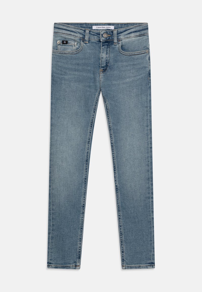 Calvin Klein Jeans STRETCH - Jeans Skinny Fit - cloudy blue/mørkeblå ...