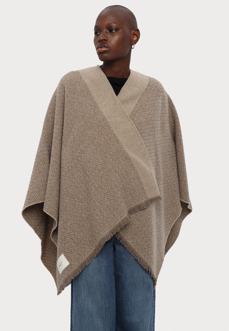 rag & bone JONI REVERSIBLE PONCHO - Poncho - beige/bej - Zalando.ro