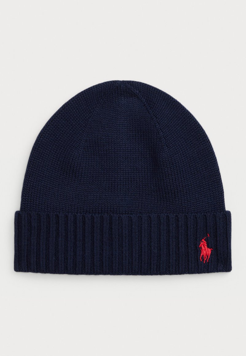 Polo Ralph Lauren WOOL HAT UNISEX - Mössa - navy/blå - Zalando.se