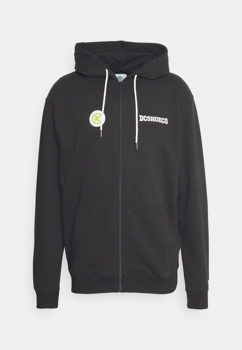 DC Shoes BASELINE - Zip-up sweatshirt - black - Zalando.co.uk