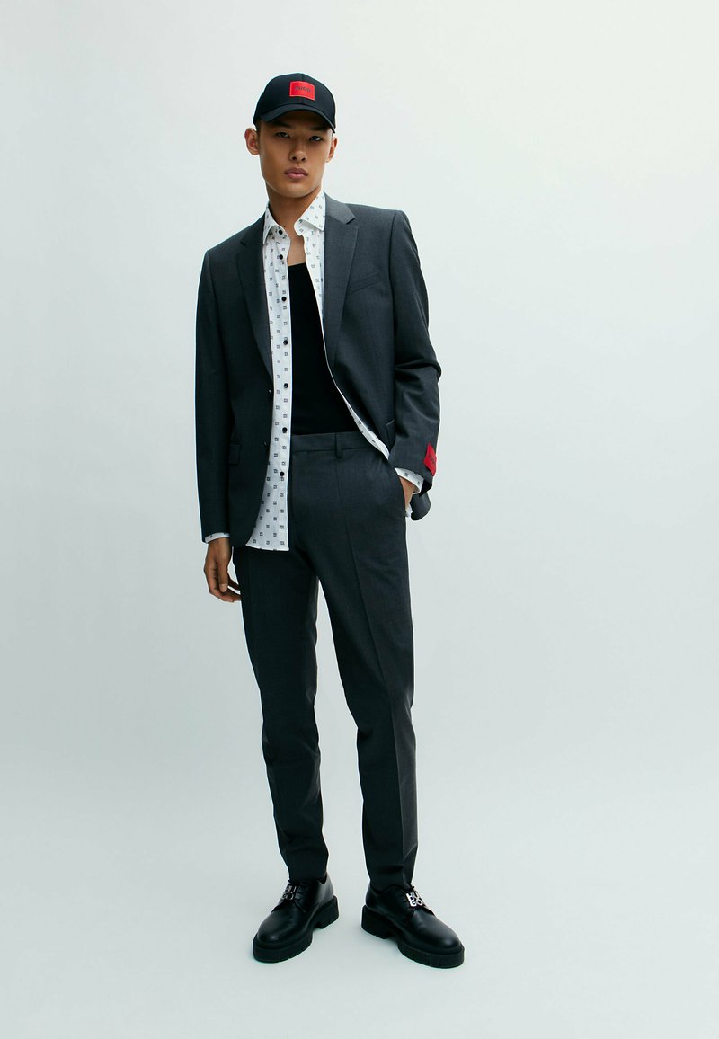 HUGO HENRY GETLIN SET - Kostym - dark grey eight/mörkgrå - Zalando.se