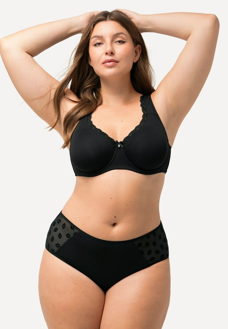 Ulla Popken 3ER-PACK - Braguitas - schwarz/negro - Zalando.es