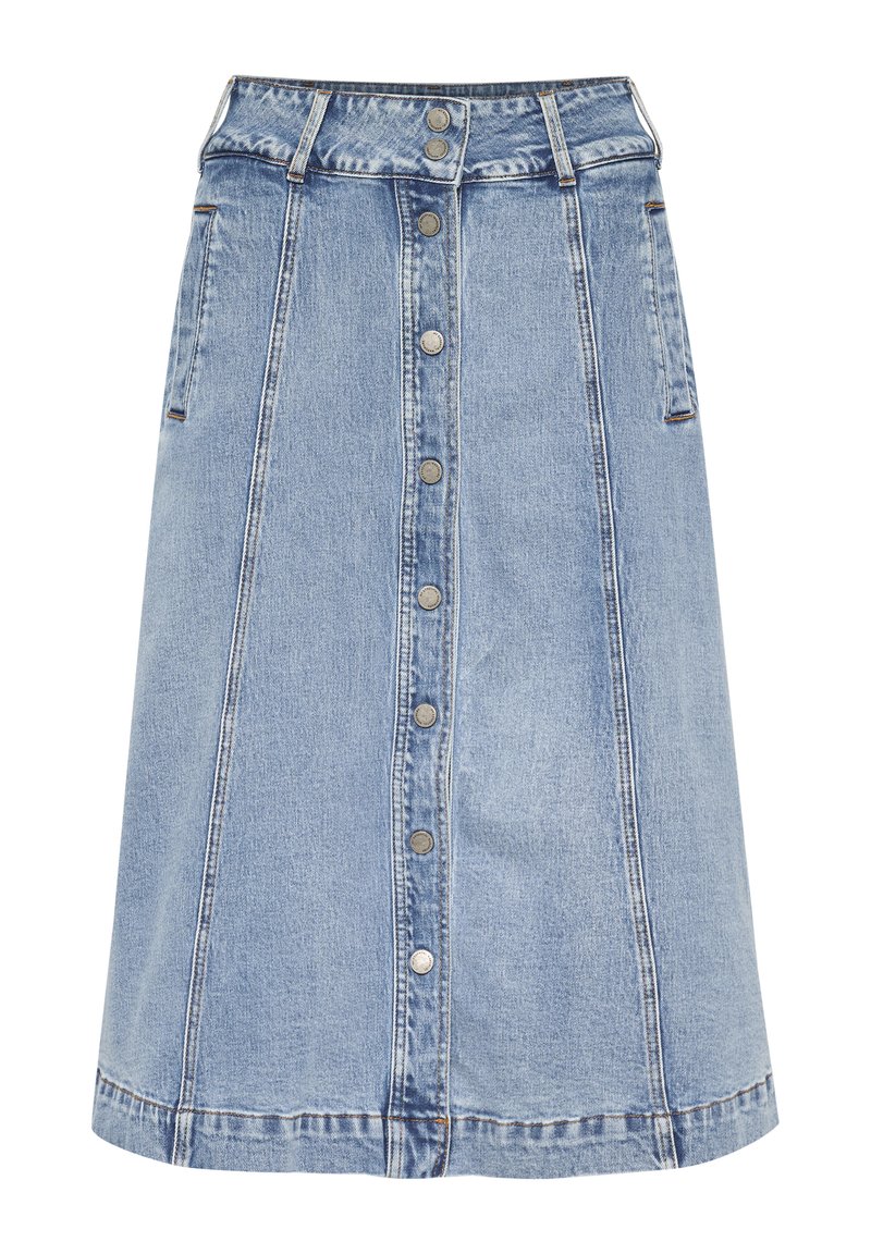 My Essential Wardrobe DANGOMW 144 DENIM - A-lijn rok - light blue retro ...