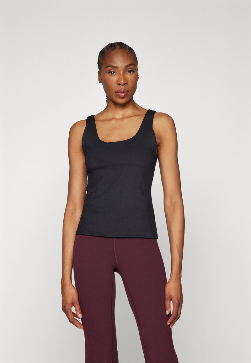 GAP STUDIO TWIST BACK SUPPORT TANK - Top - true black/black - Zalando.co.uk