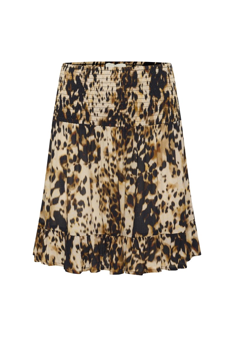 Kaffe KATHORA AMBER - A-snit nederdel - leopard print/brun - Zalando.dk