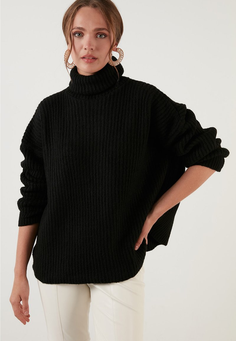 LELA Sweter - black/czarny - Zalando.pl