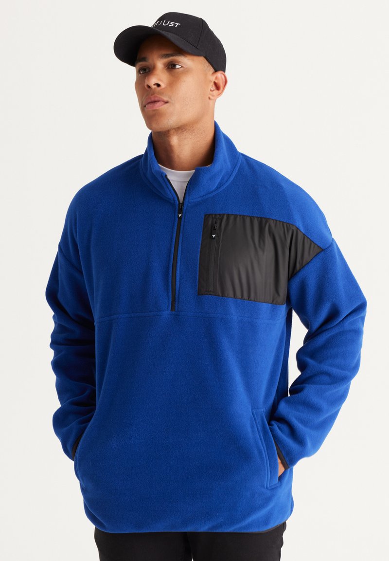 AC&CO / ALTINYILDIZ CLASSICS TURTLENECK - Fleece jumper - saxon blue ...