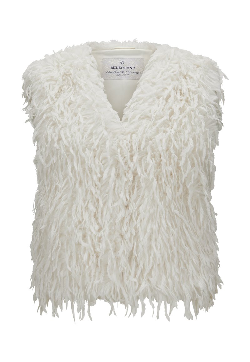 Milestone MSMICHELLE - Weste - creme/offwhite - Zalando