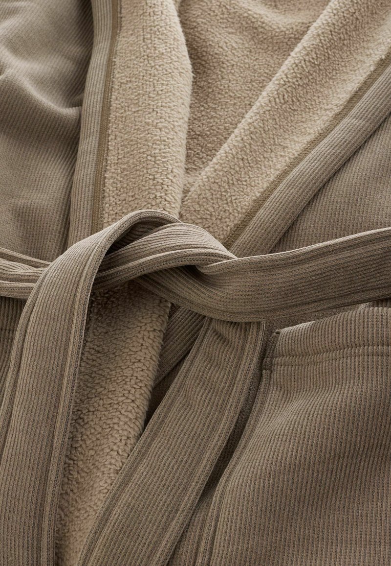 Next TEXTURED - Morgonrock - neutral stone/beige - Zalando.se