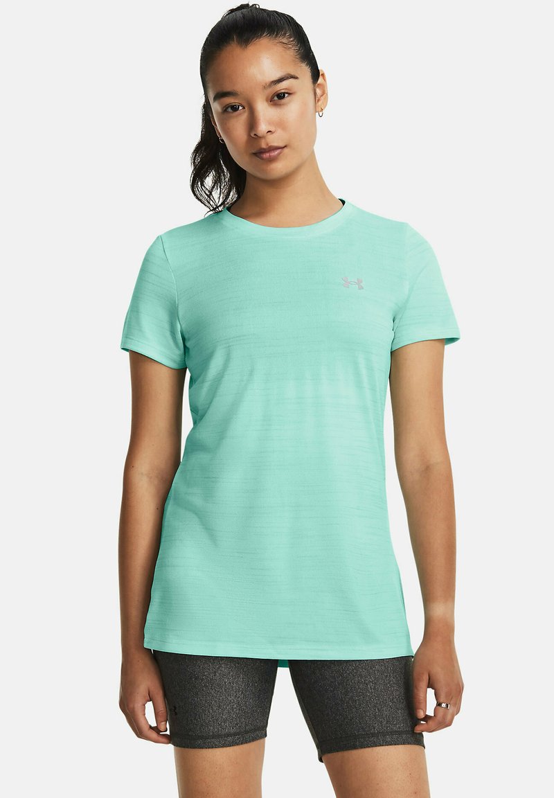 Under Armour TECH TIGER - T-Shirt basic - neo turquoise/türkis - Zalando.at