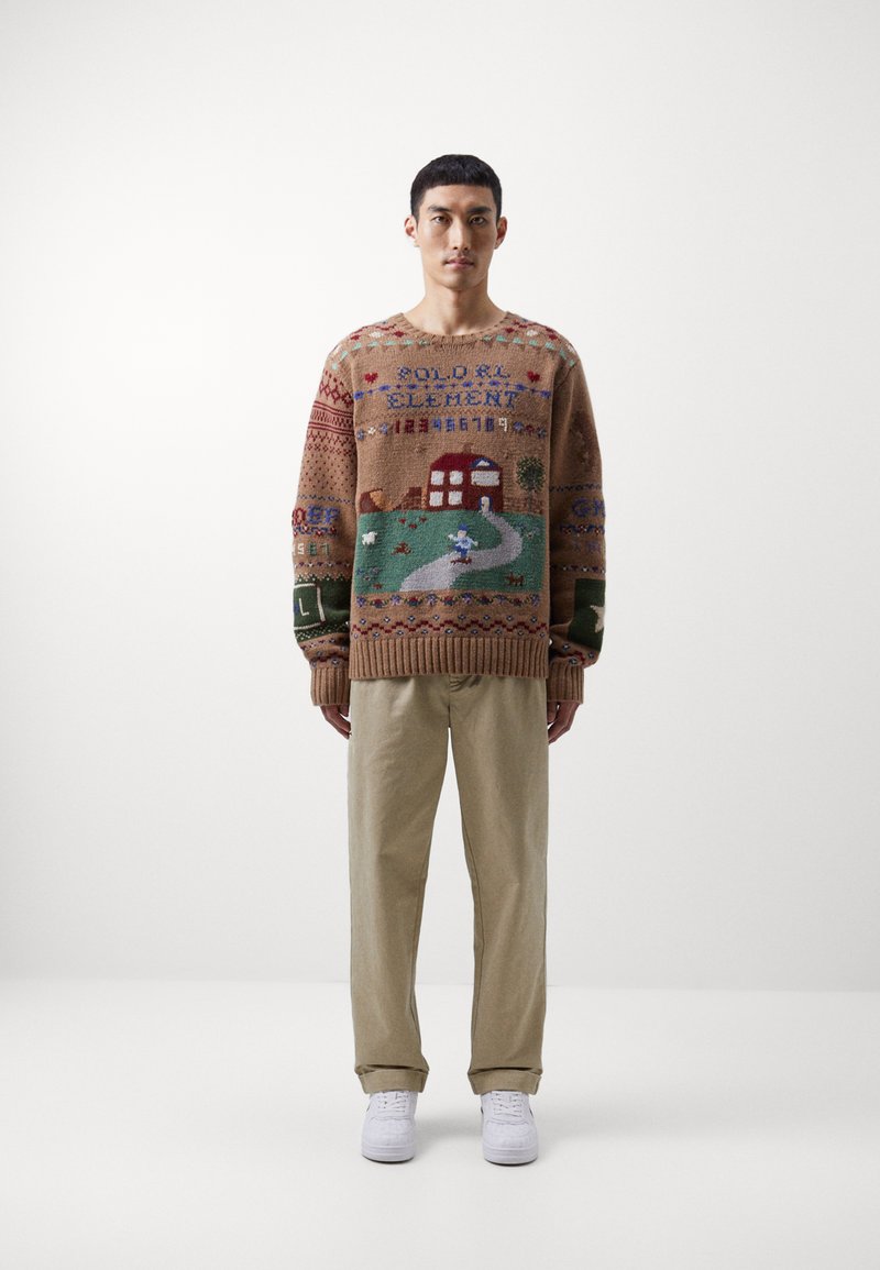 Polo Ralph Lauren POLO X ELEMENT WOOL SWEATER - Jumper - blue - Zalando.ie