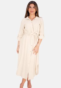 Seasons of April VICTORIA - Blusenkleid - creme/beige - Zalando.at