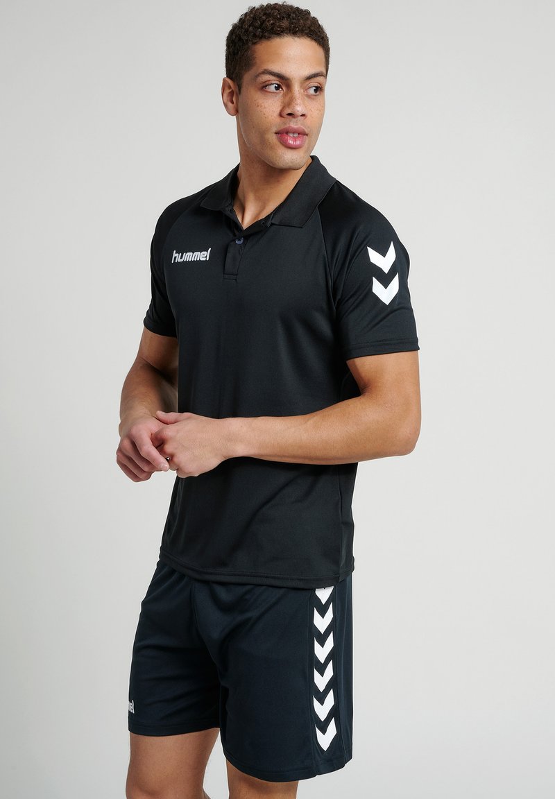 Hummel CORE FUNCTIONAL Polo Shirt Black Zalando de hummel-core-functional-polo-shirt-black-zalando-de