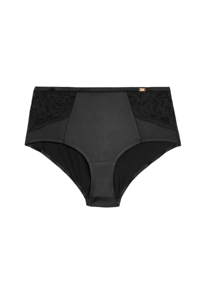 Marks & Spencer CONTOURWEAR NO VPL HIGH RISE - Hipster - black/nero ...
