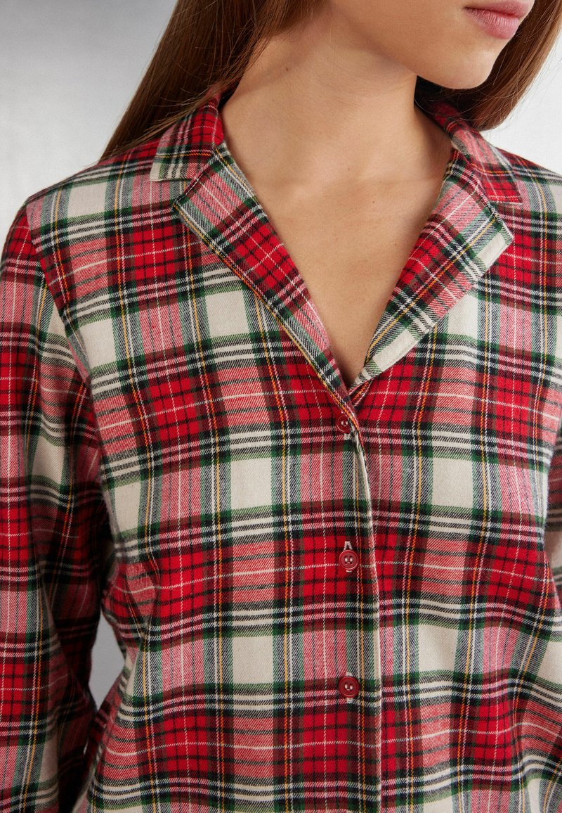 Intimissimi WARM TARTAN SET - Pyjama - red/hellrot-meliert - Zalando.ch