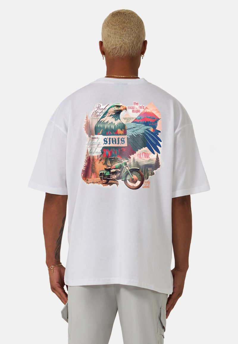 stats OLD BOI - Print T-shirt - white - Zalando.de