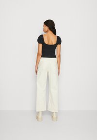 Hollister Co. RUCHED BUST - T-Shirt print - casual black/schwarz ...