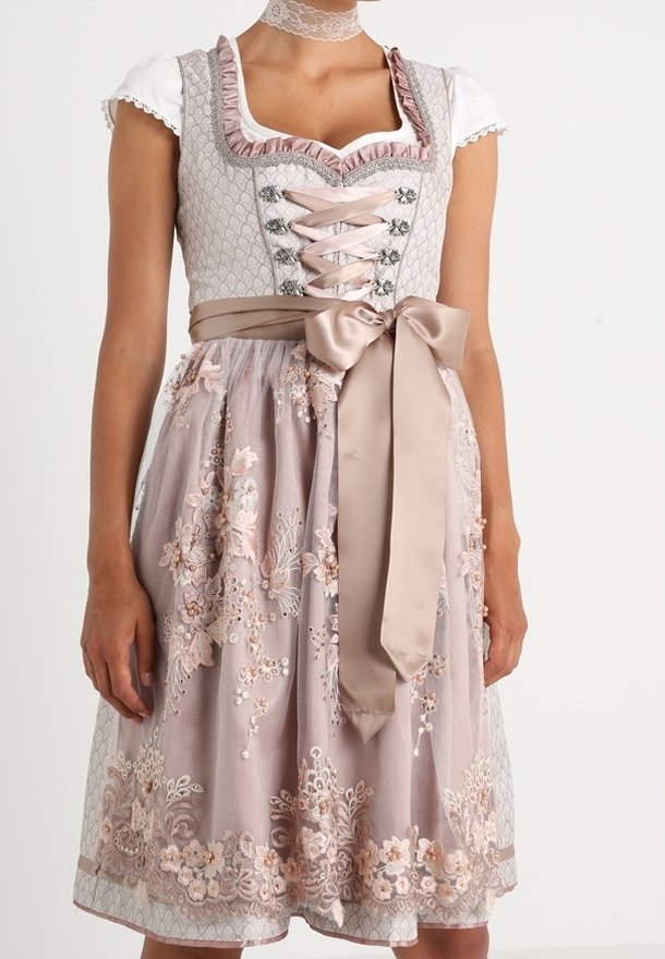Krüger Dirndl Dirndl - beige/béžová - (Pre-owned) - Zalando.cz